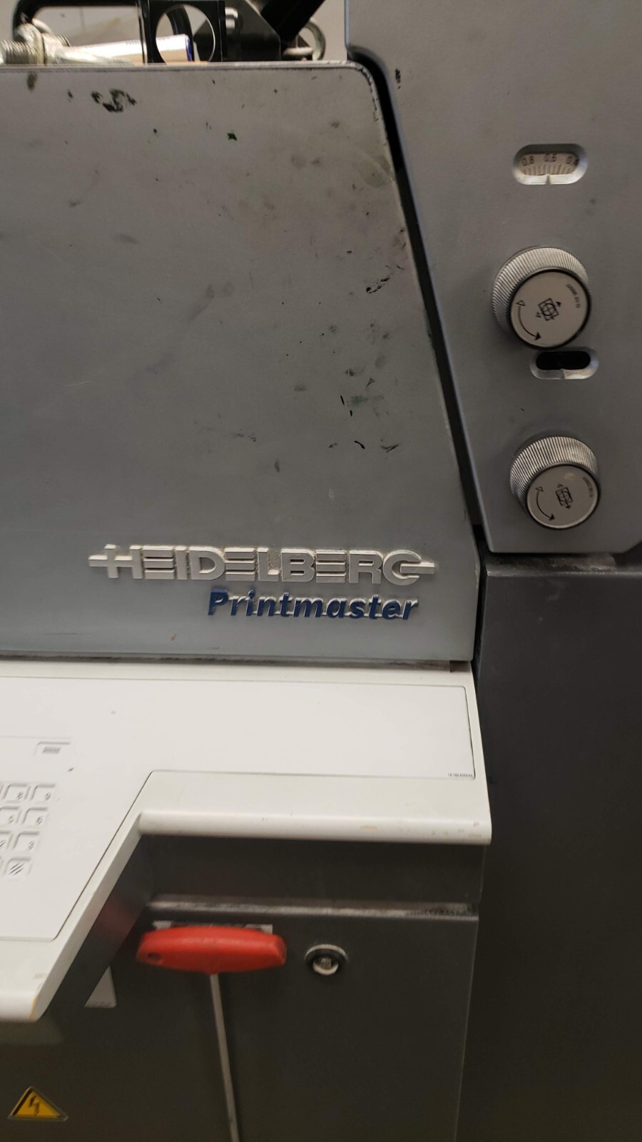 2004 HEIDELBERG PRINTMASTER 46-2, SN #964868, TWO COLOR PRESS ...