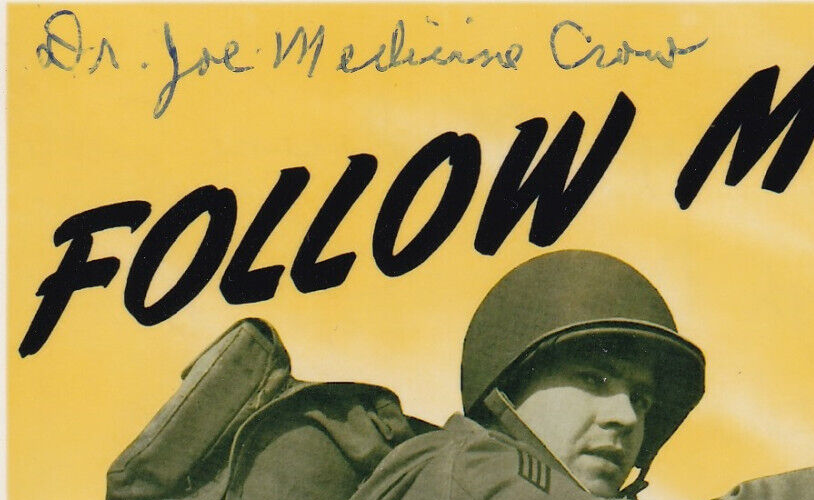 Dr Joseph Medicine Crow Signed 4x6 Photo WWII Army Autographed 103rd ...