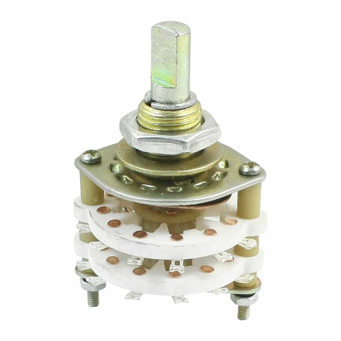 2P6T 2 Pole 5 Way Two Decks 14Pin Band Channael Rotary Switch Selector ...