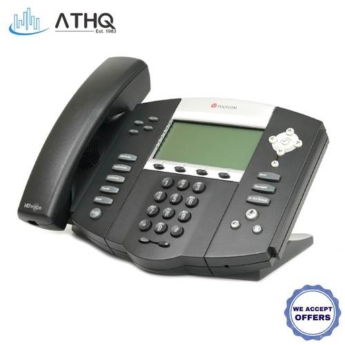 Polycom SoundPoint IP 560 VoIP Phone with Power Supply HD Voice 2200 ...