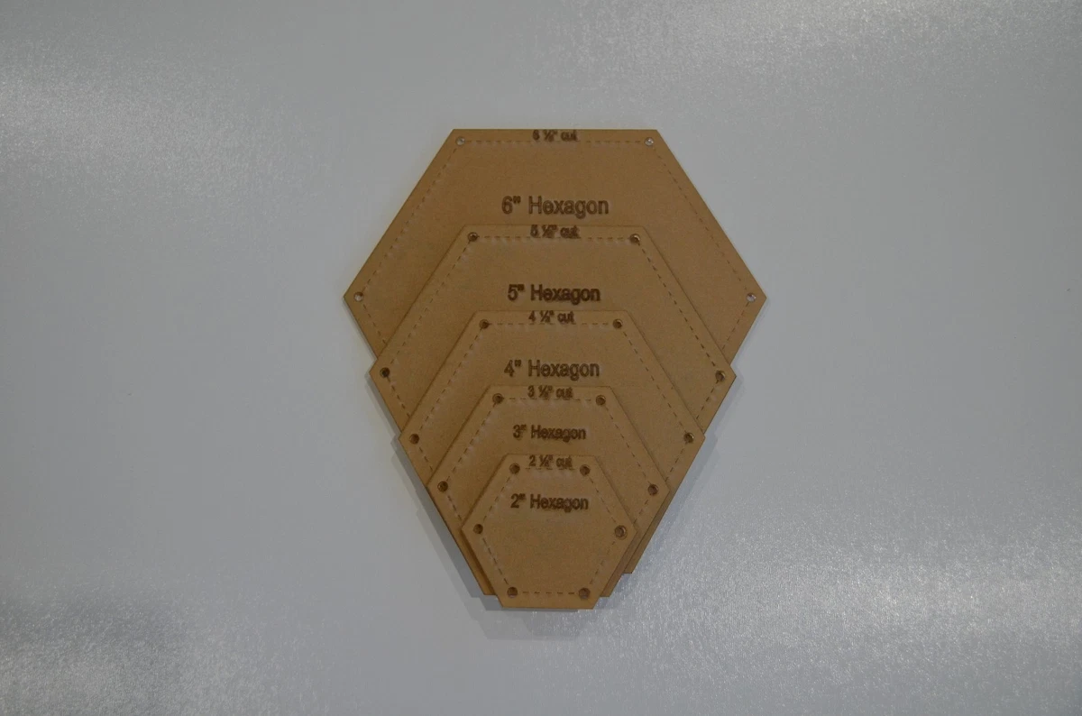 6 Inch Hexagon Template