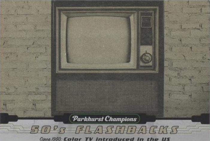 2022-23 Upper Deck Parkhurst Champions - 50s Flashbacks Color TV ...