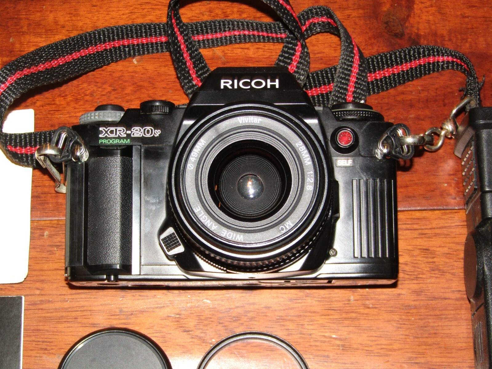 Ricoh XR-20SP Program SLR Camera W/ Vivitar 28mm 2.8 Wide Angle Lens ...