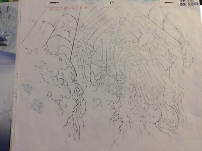 She-Ra Animation Cel vintage PP MOTU HORDAK production art Background ...