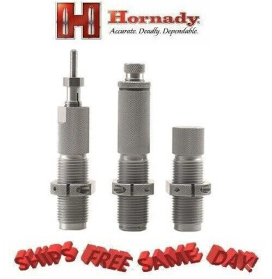 Hornady Custom Grade Nitride 3-Die Set for 45 ACP w/ Taper Crimp NEW ...