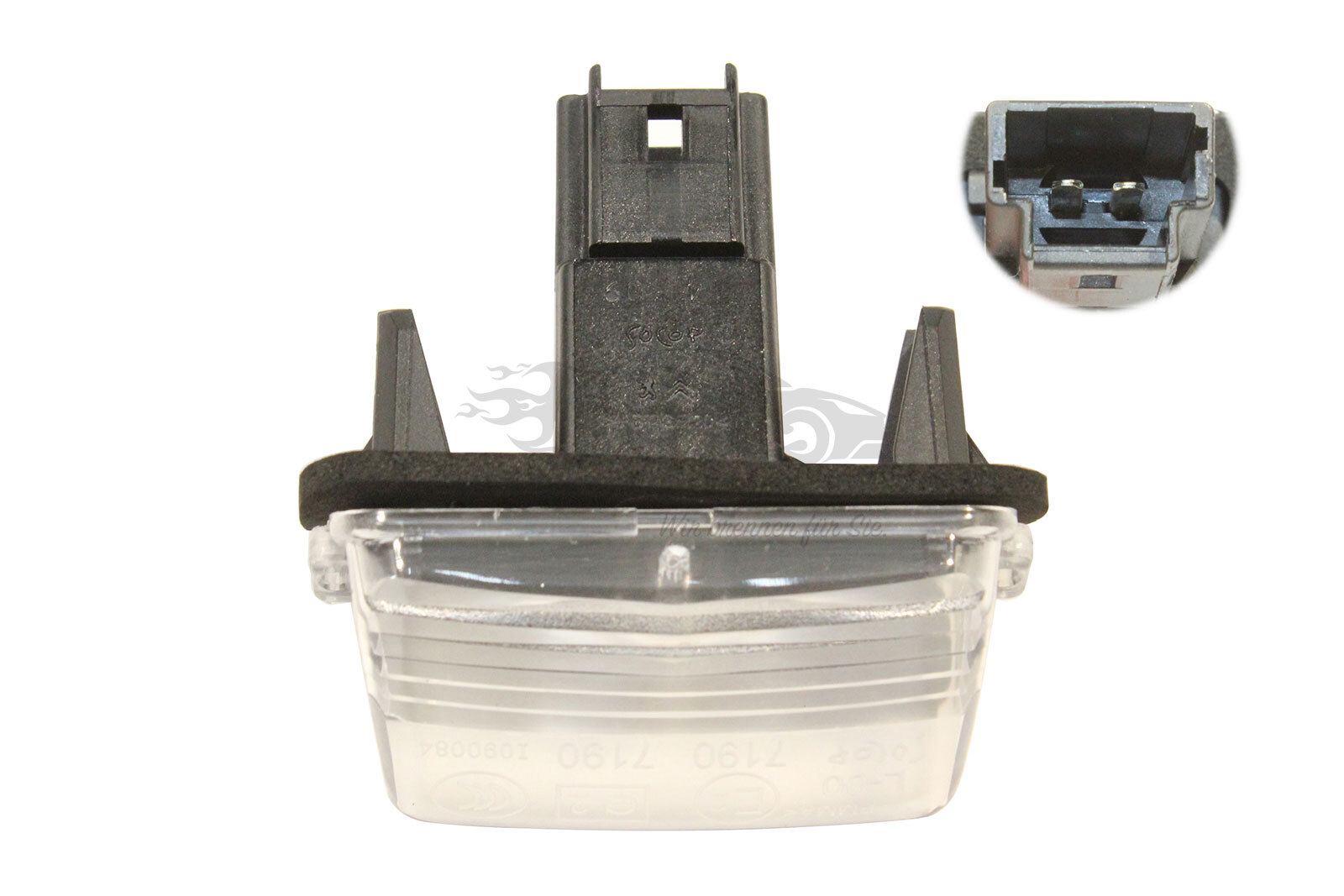 2x Original Citroen Peugeot Kennzeichen Nummernschild Leuchten 6340A3 ...