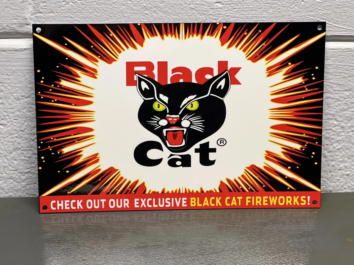 Black Cat Fireworks Logo