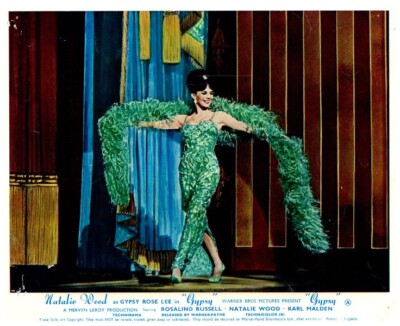 Gypsy Original Lobby Card 1962 Natalie Wood green dress on stage rare ...