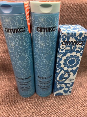 NEW Amika Hydro Rush Intense Moisture Shampoo & Conditioner & Dream ...