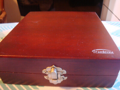 Wine Opener Gift Set 3-pcs TRUDEAU With Drop Ring In Wooden Gift Box | eBay