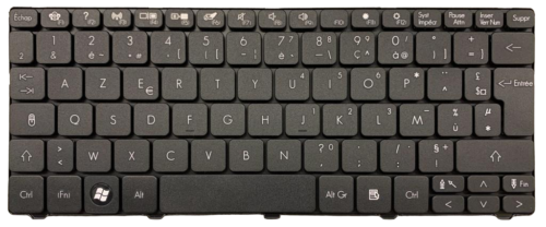 FRENCH keyboard GATEWAY ZE6A LT28 LT2802u LT40 LT4008u LT4010u AZERTY ...