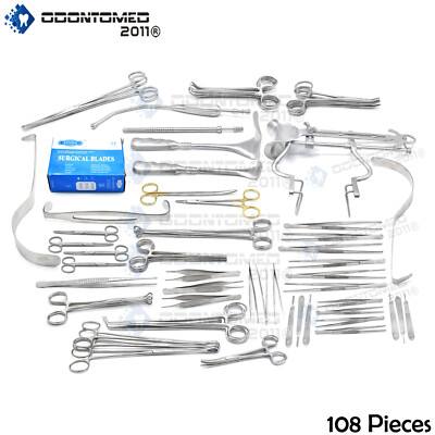 108 Instruments Basic Laparotomy Set Surgical Medical Ds-677 | eBay