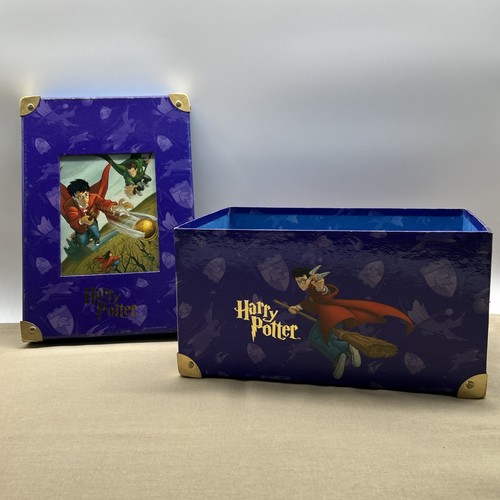 Harry Potter Quidditch Storage Box with Lid & Handle (2001) Golden ...