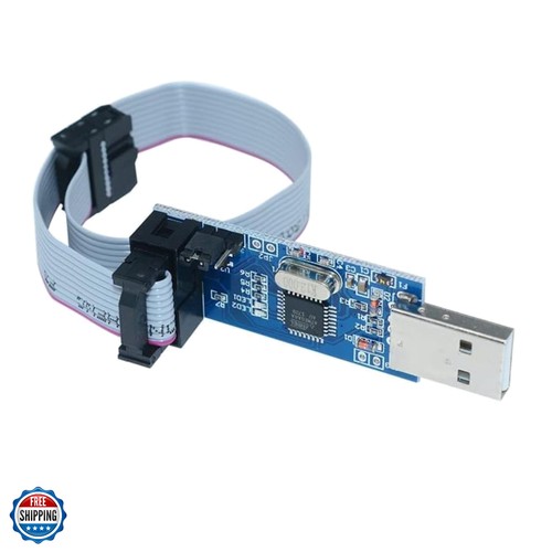 51 AVR ATMEGA8 Programmer USBasp USB ISP 10 Pin USB Programmer 3.3V/5V ...