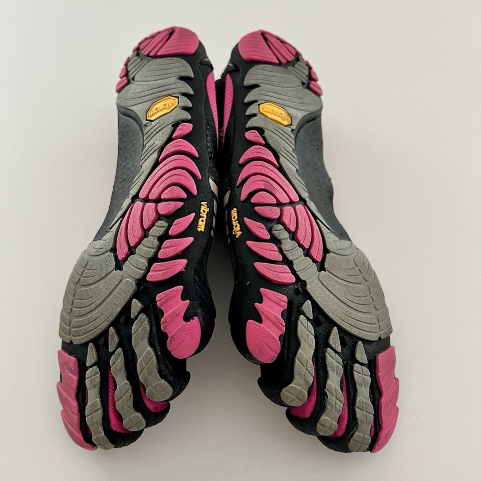 Vibram Five Fingers KMD Sport LS Womens Sz 40 US 8.5-9 Pink Black Toe Shoes | eBay