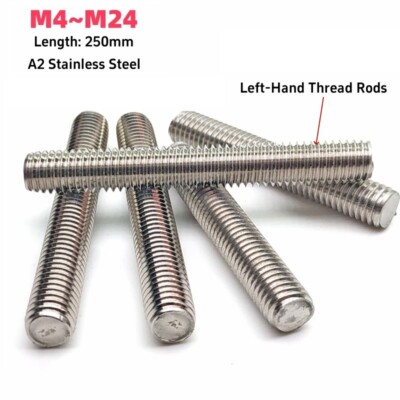 All Thread Left-Hand Fully Threaded Rod A2 Stainless Steel Studding Bar ...