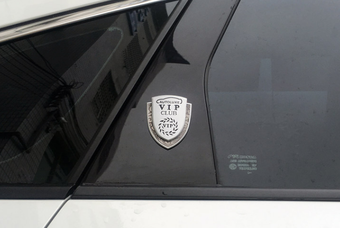3D Metal VIP Club Auto Luxury JDM Car Trunk Fender Emblem Badge Decal ...