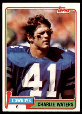 1981 TOPPS CHARLIE WATERS DALLAS COWBOYS #455 | eBay