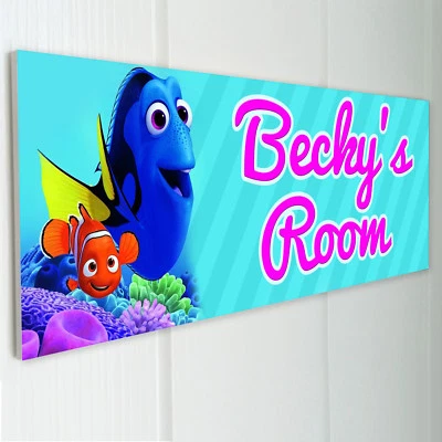 FINDING NEMO DORY Personalised Door Sign | Grelly UK