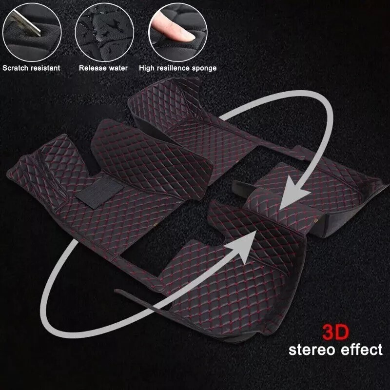 Fit For Volkswagen All Models Car Floor Mats Carpet luxury Waterproof ...