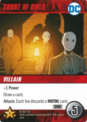 COURT OF OWLS DC Comics Deck Building Game card DARK NIGHTS METAL | eBay