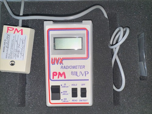 UVP Model UVX Portable Digital Radiometer W/ UVX-25 Wired Sensor ...