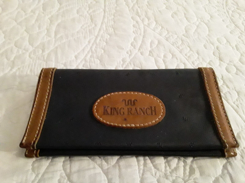 King Ranch Leather ID, Credit Card Holder Bifold | eBay