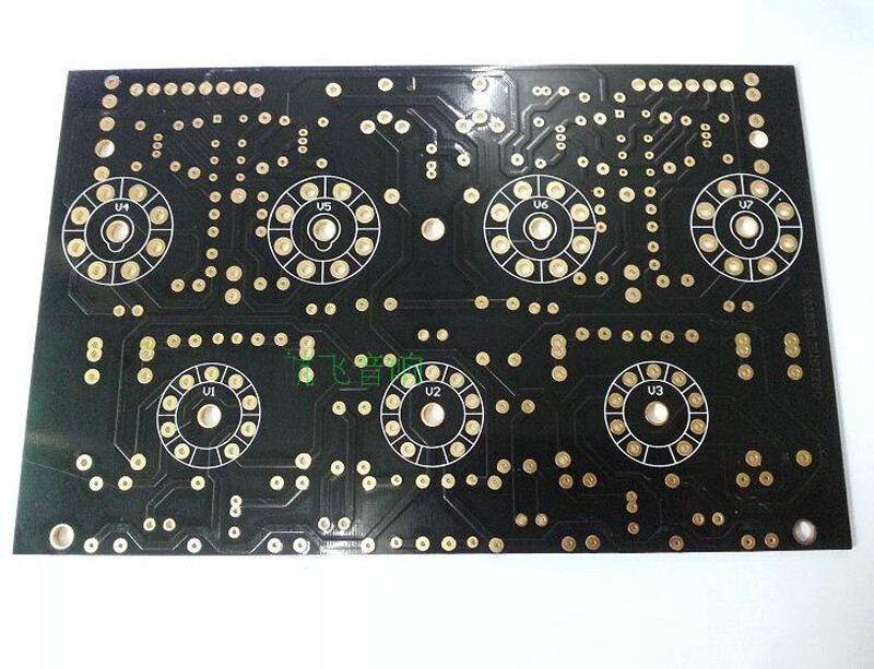 Stereo Push-pull 12AX7+12AU7+EL34 Vacuum Tube Power Amplifier Board ...