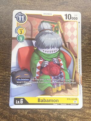 Babamon BT6-042 U Digimon CCG Double Diamond L4773* | eBay