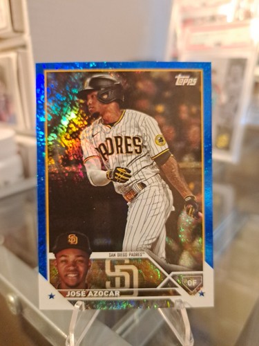 2023 Topps Update #US81 Jose Azocar Blue Foil Parallel San Diego Padres ...