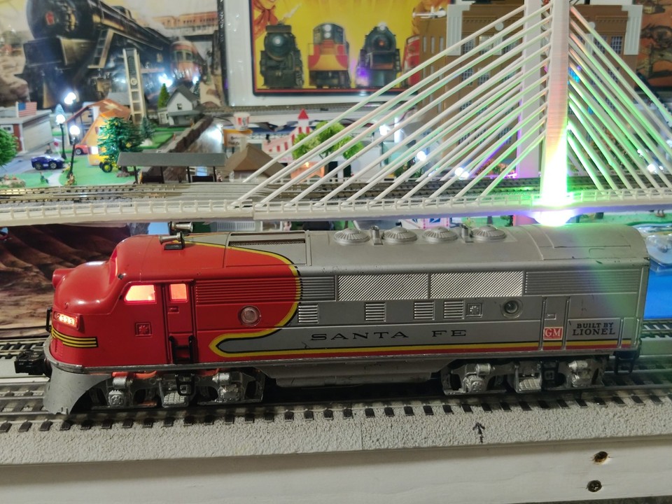 Lionel 2333 O Santa Fe EMD F3 Diesel Locomotive 1949, TESTED With ...