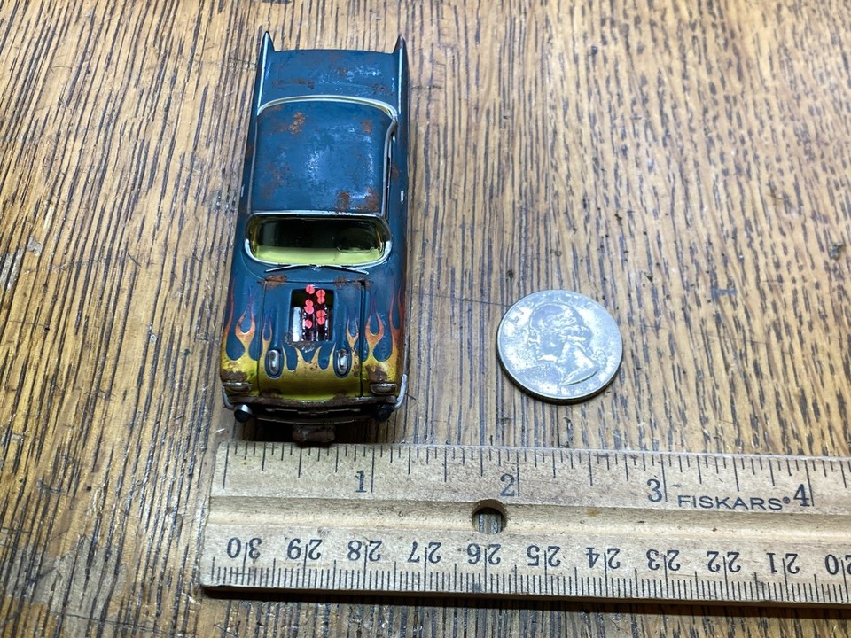 1957 Chevy Bel Air Gasser Rusty Weathered Custom 1/64 Diecast Drag Car ...