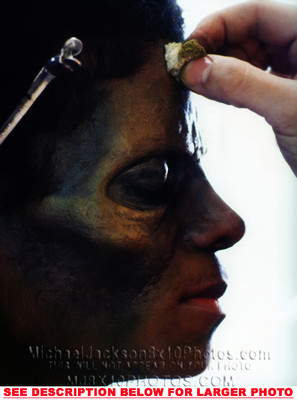 MICHAEL JACKSON THRILLER MAKEUP (1) RARE 8x10 PHOTO | eBay