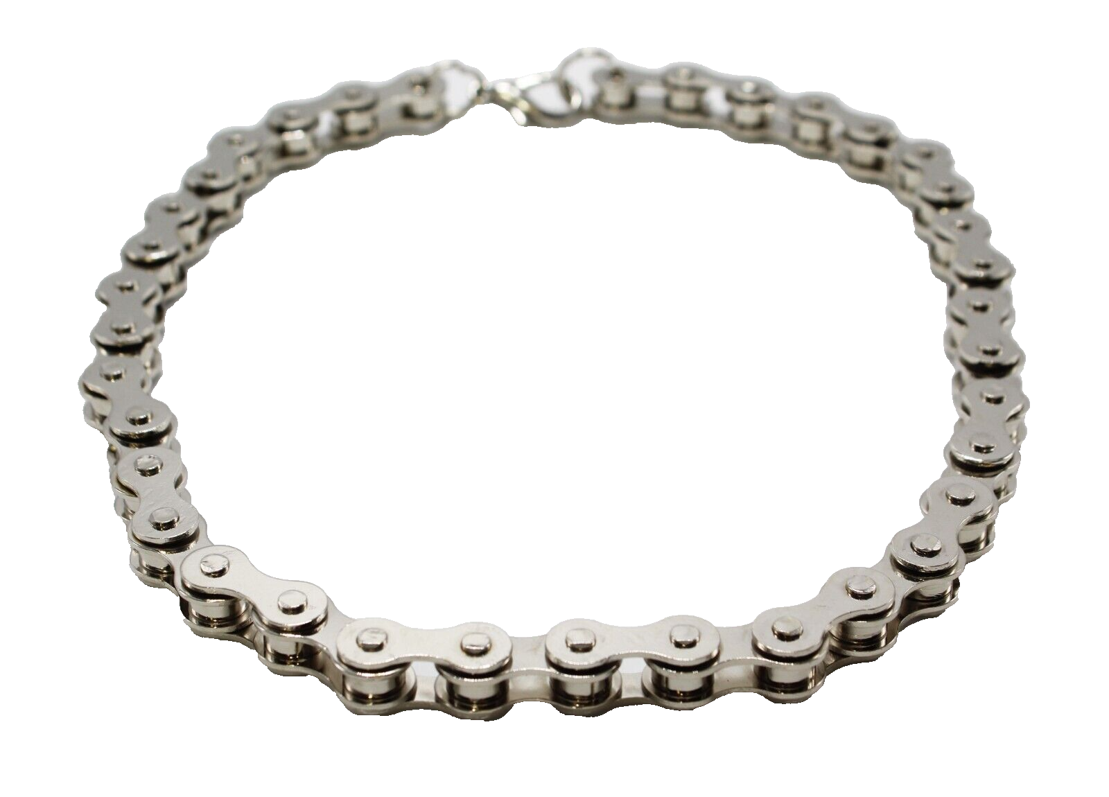 New 19" Silver Men's Biker Punk Bike Chain Necklace #N2025 | eBay