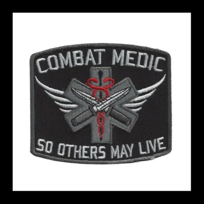 COMBAT MEDIC HAT PATCH US ARMY AIR FORCE VETERAN DOC SO OTHERS MAY LIVE ...