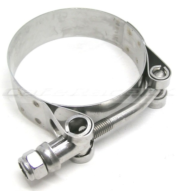 Stainless Steel 2-3/8" 61mm Radiator Hose Clamp Heavy Duty T-Bolt Clamp ...