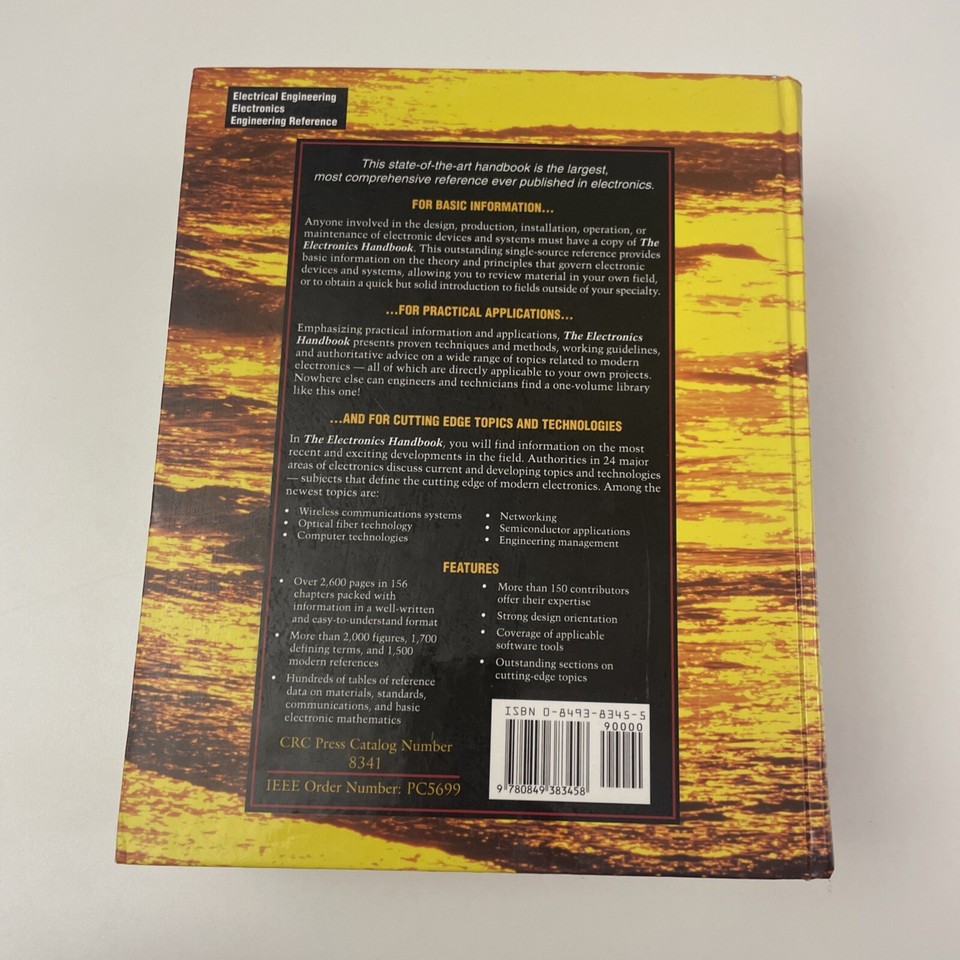 The Electronics Handbook by Jerry Whitaker & CRC Press - 1996 Hardcover ...