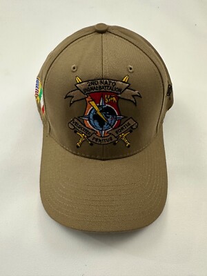 The Corps 2nd NATO Signal Battalion Logo Beige Baseball Cap Hat One ...
