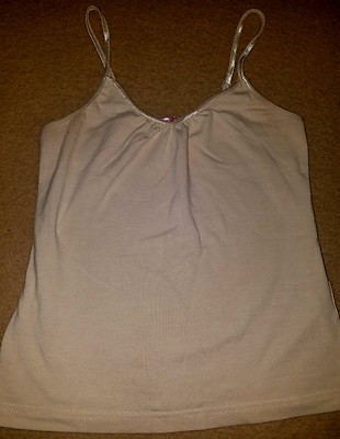 Juniors medium tan Deb tank top | eBay