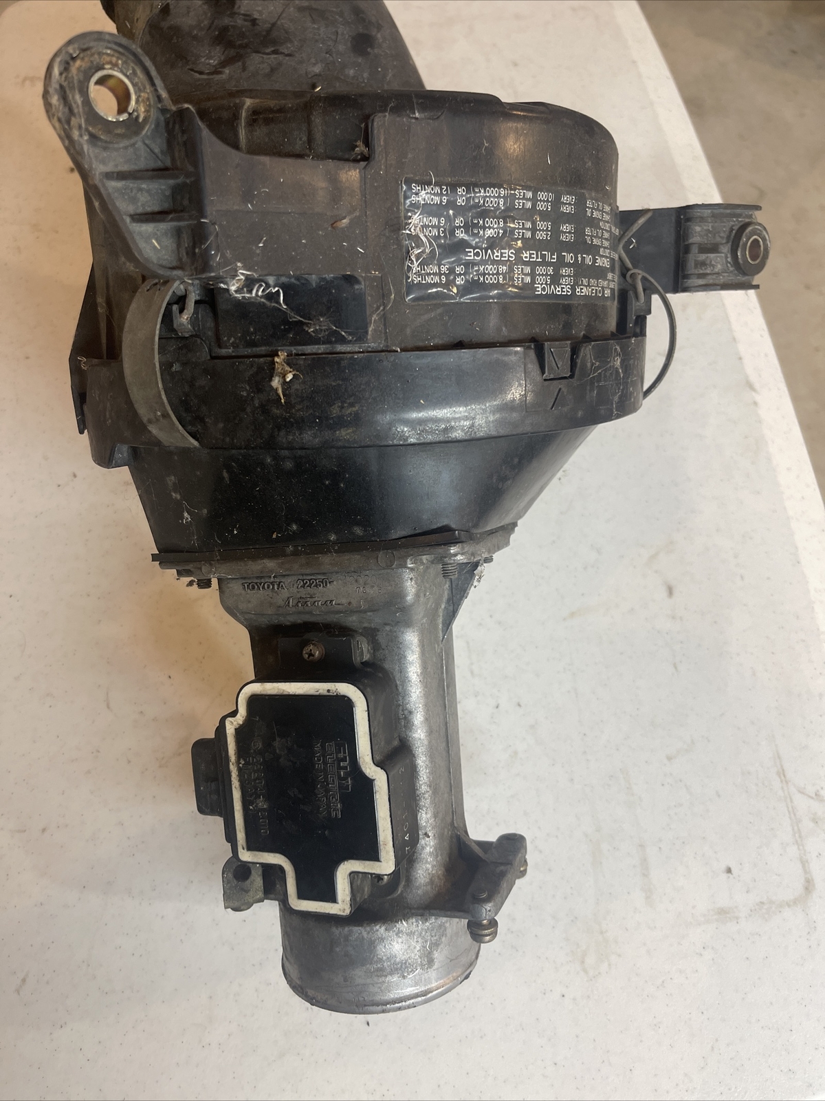 7MGTE MAF STOCK AIR INTAKE FILTER BOX TOYOTA MK3 SUPRA 1987 | eBay