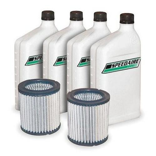 Air Compressor Maintenance Kit Filters Oil for Speedaire RV30 4 Qt 2 ...