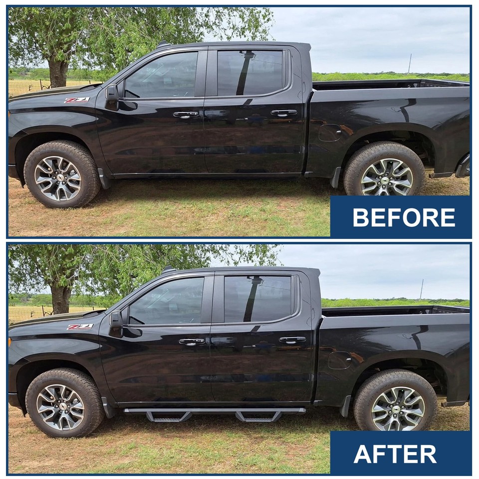 Drop Steps for 2009-2014 Ford F150 Super/Ext Cab 4" Running Boards Nerf ...
