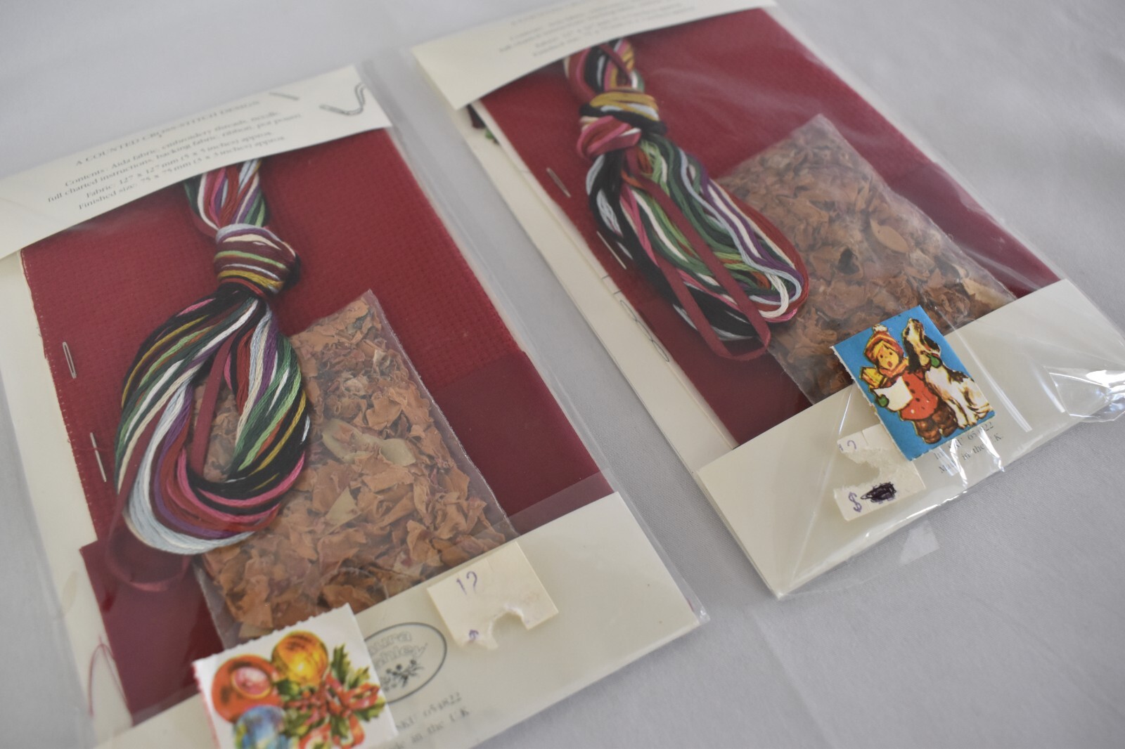 Laura Ashley Rubens Counted Cross Stitch Kit Lot of 2 Potpourri Sachet ...