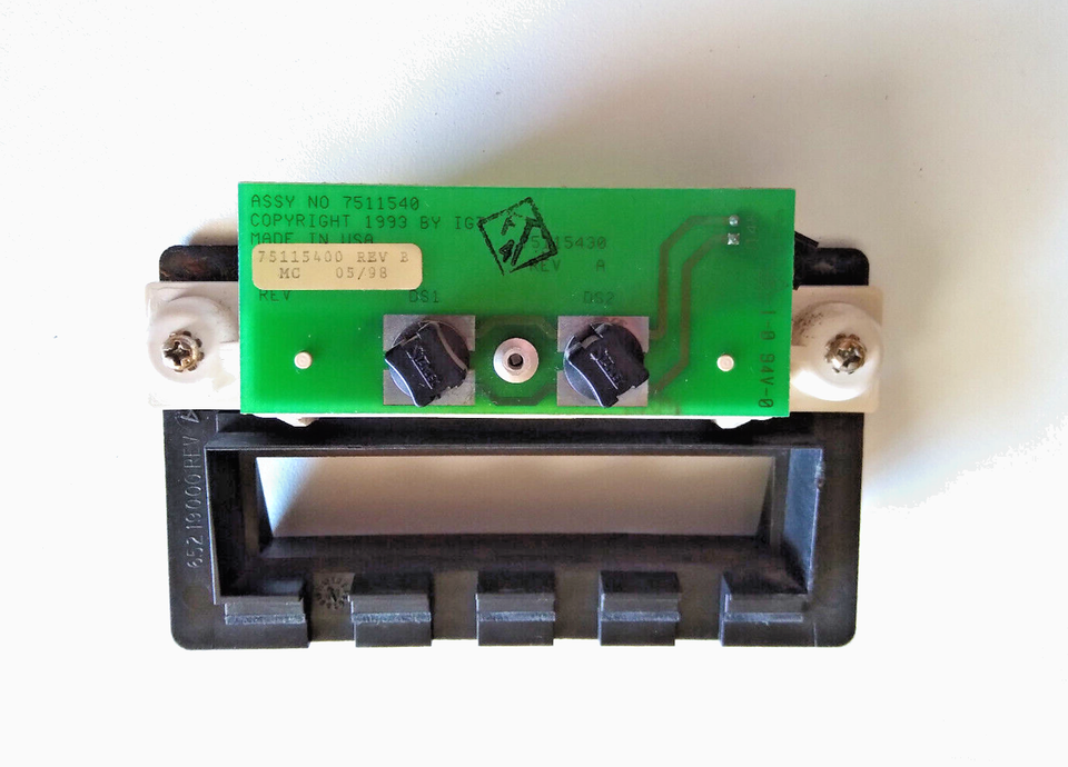 IGT S plus S+ Bill Validator Bezel Assembly...Complete! | eBay