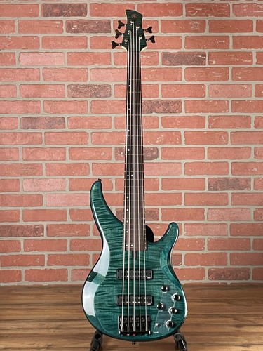 Yamaha TRBX605FM 5-string Bass Guitar - Indigo Blue | eBay