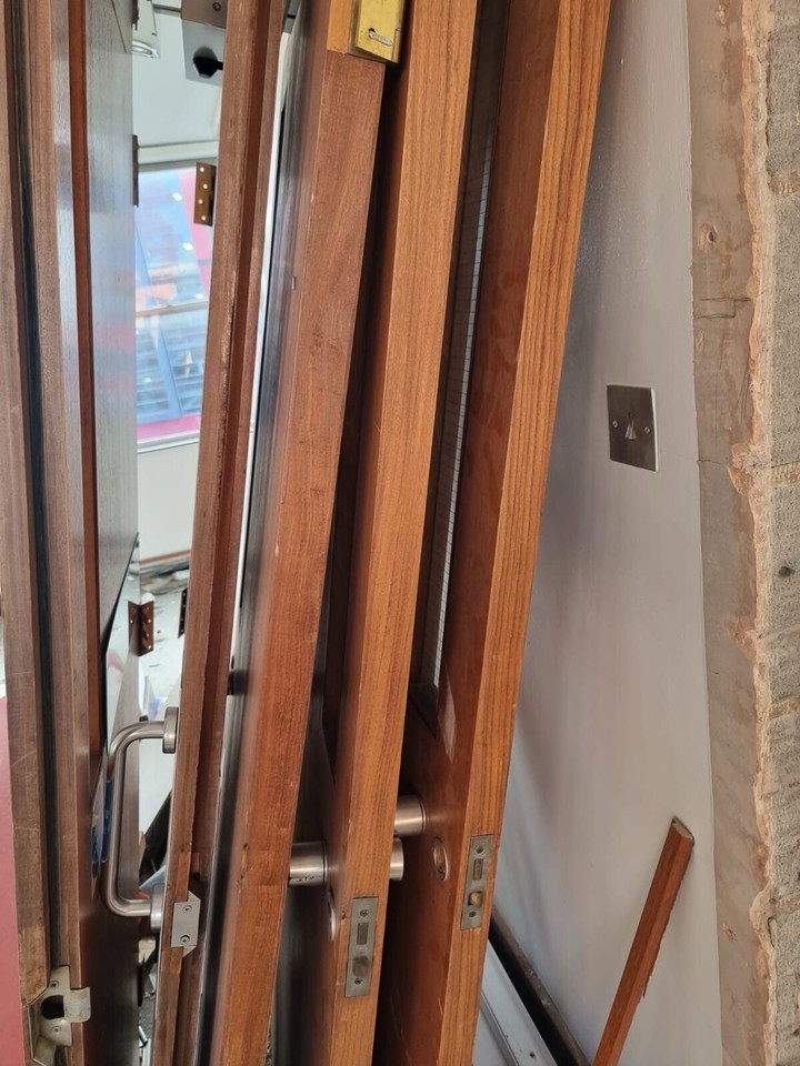 Internal Oak Hampshire Ladder Style Door In Standard, Fire Door or ...