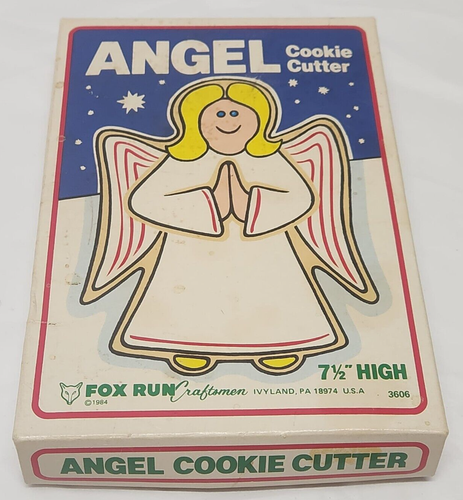 1984 Fox Run Metal Angel Cookie Cutters Holiday Large 7.5" with Box | eBay