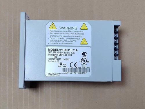 One Delta VFD001L21A 220V 100W VFD-L Series New Inverter Expedited Shipping | eBay