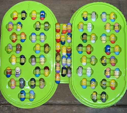 Mighty Beanz RARE Simpsons Set Of 76 Matt Groening 2004 Fox Moose ...