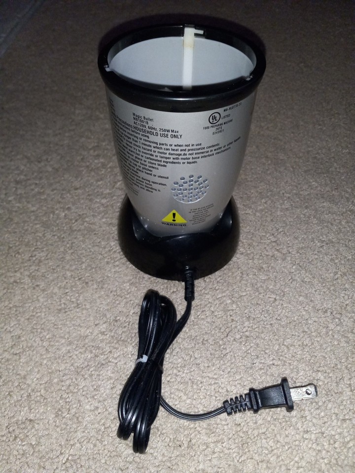 Magic Bullet Blender MB1001 Motor Base NO BLADE | eBay